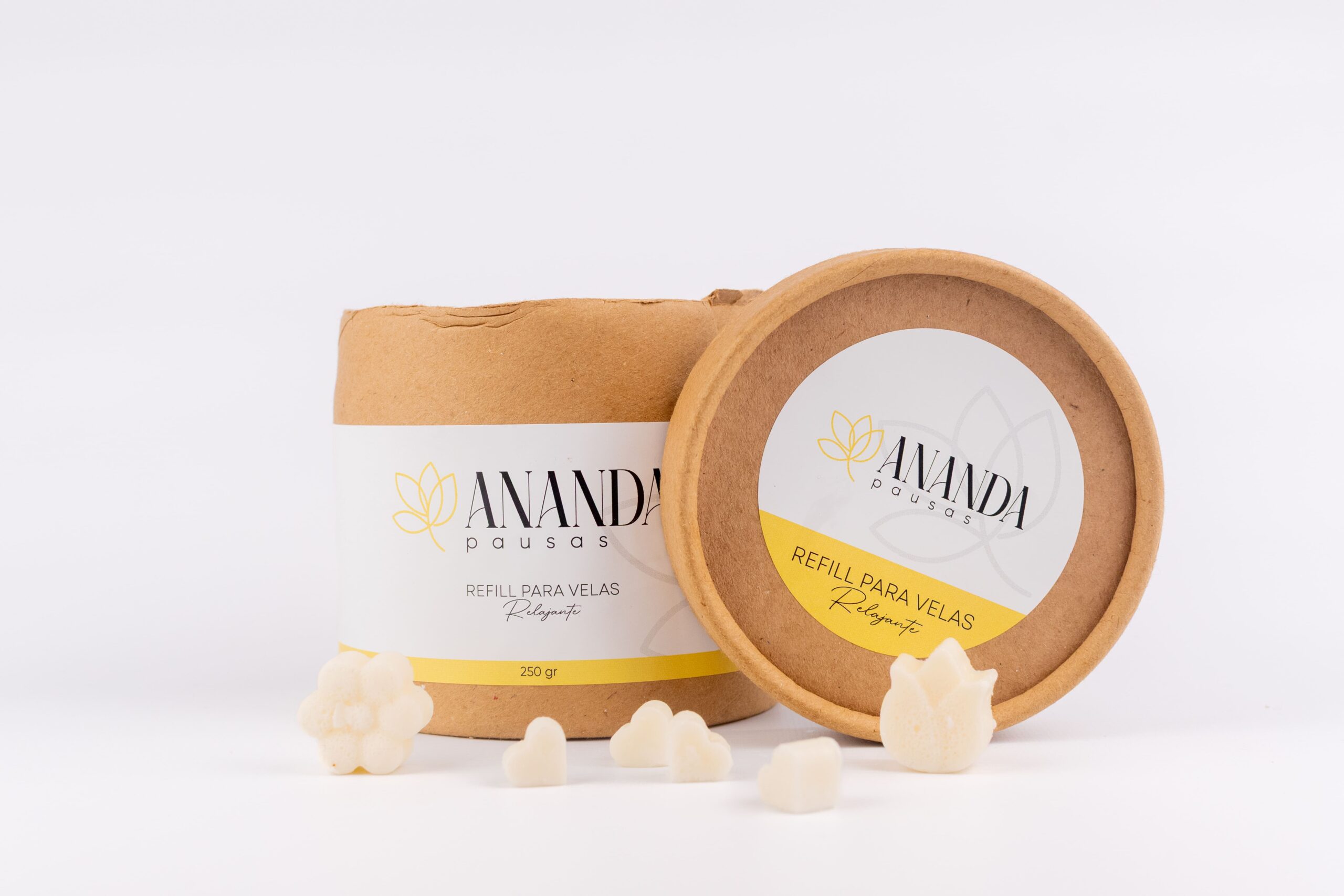 Kit para refill de velas - Ananda Pausas - Aromaterapia boutique